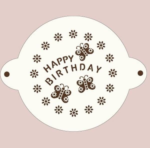 Трафареты надпись на торт happy birthday 27 фото