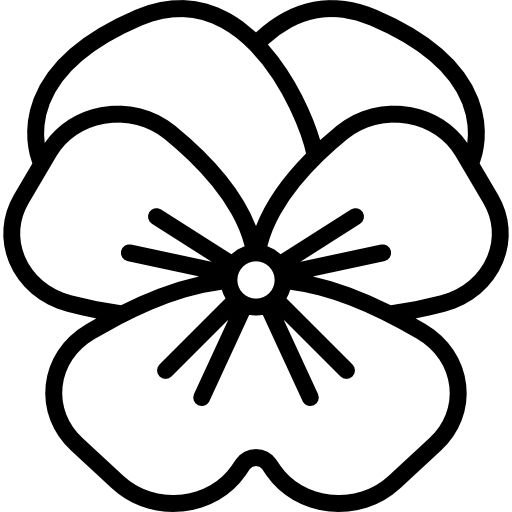 Трафареты фиалка 27 фото